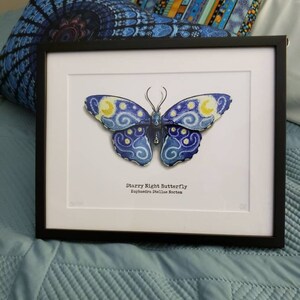 Edvard Munch's the Scream Hawkmoth Painting Print 6x8 Framed ...