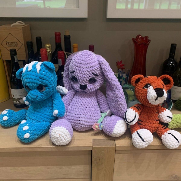 Dragon Crochet Pattern: Baby Plush Amigurumi Toy (PDF Pattern English ...