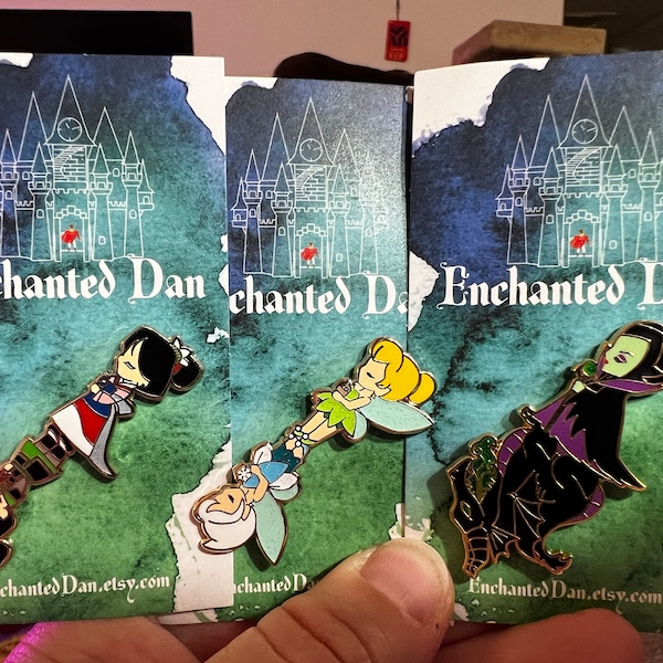 Mulan Inspired Hard Enamel Flip-pin - Etsy