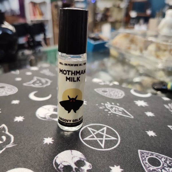 Mothman Milk Roll on Perfume Oil / Cryptid Perfume, Weird Funky Unique ...