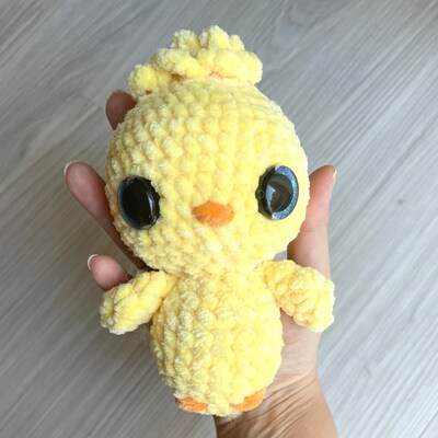 PATTERN: Plush Chirp the Chick Pattern Amigurumi Chunky Chick Pattern ...
