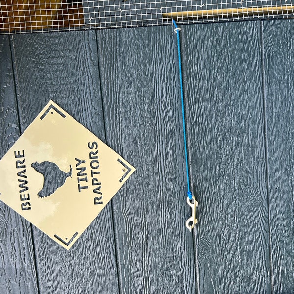 Beware - Tiny Raptors - 18" Wide X 18" Tall (standard) Plasma Cut Metal ...