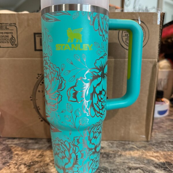 Engraved Stanley Tumbler Summer Stanley Tumbler Fishing Tumbler Design ...