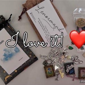 Charm Casting Set - Tarot Edition, Tarot Charms, Charm Divination Set ...