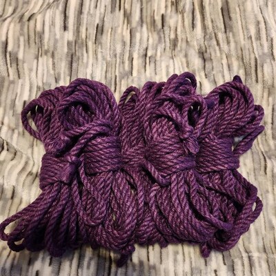Jute Bondage Rope Purple - Etsy