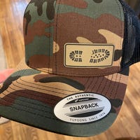 Custom Leather Patch Trucker Hat Richardson 112 Personalized Hat With ...