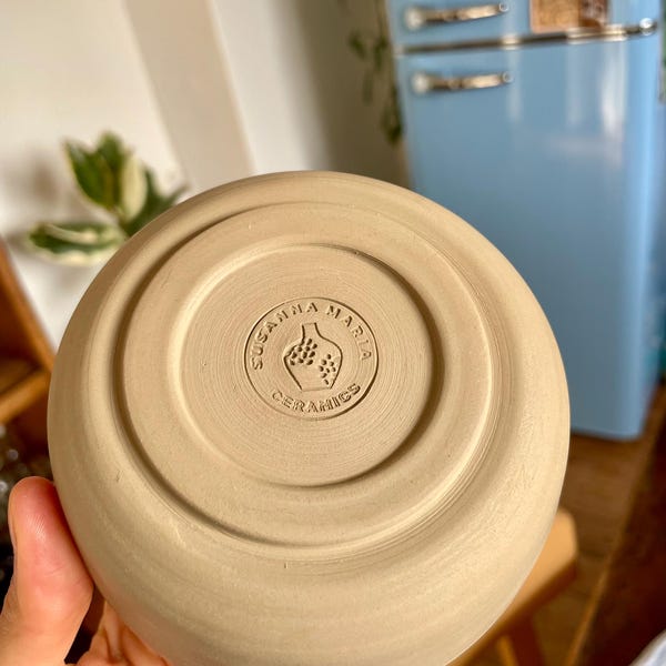 Ceramic Signature Stamp Logo, 12mm Thick Brass Pottery Stamp, Custom ...