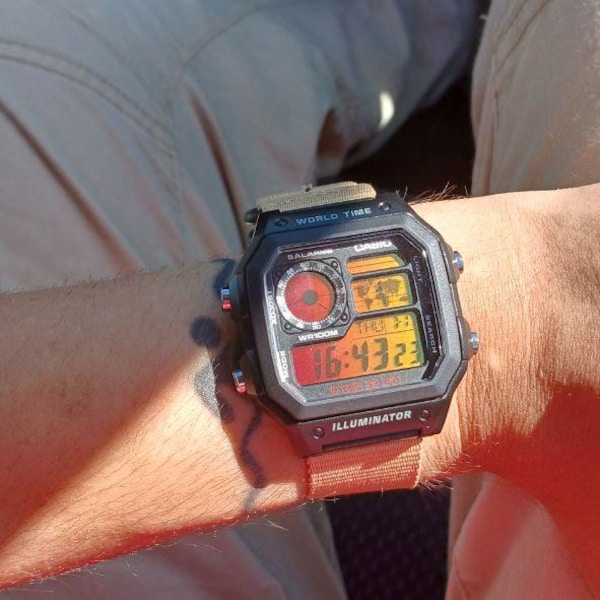 Emberwave Royale – Modified Watch Based on Casio AE-1200 – Orange ...