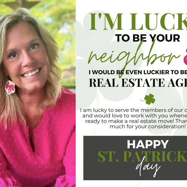 Hello Neighbor Agent Introduction Postcard | Real Estate Farming | Real ...