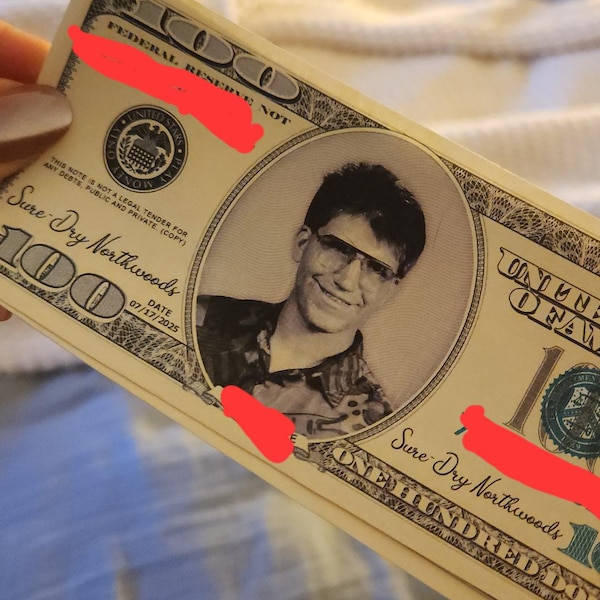 Personalized Collectable 2 Dollar Bill, Your Picture on 2 Dollars Bill ...