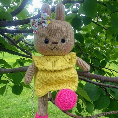 Pdf Knitting Pattern : Rabi Bunny, Rabi Body, Instant Download. - Etsy