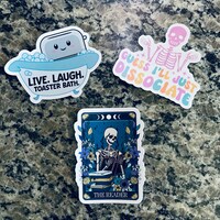 Its Fine Everything is Fine Sticker Christmas Sticker Christmas Lights ...