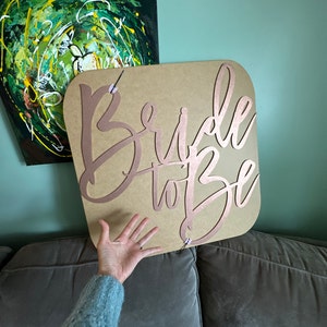 Bride to Be Sign for Bridal Shower, Bride Sign, Wedding Signs, Wedding ...