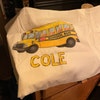 School Bus Personalized Pillowcase - Kids Bus Pillow - Custom ...
