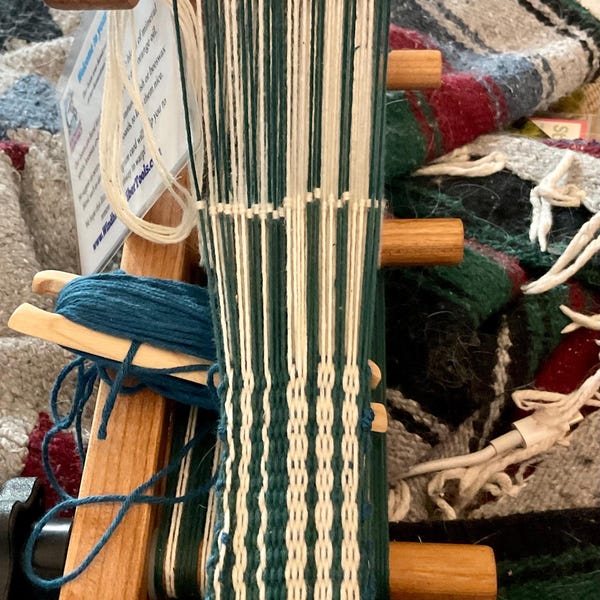 Loom-the Minstrel - Inkle Small Travel Sized Weaving Loom-makes 5 Foot ...