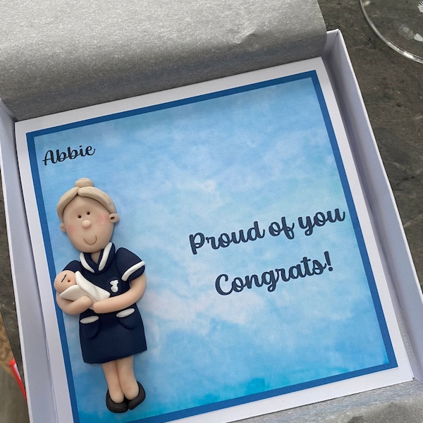 New Job/ Good Luck/ Congratulations Card for Nurse /midwife by Hot ...