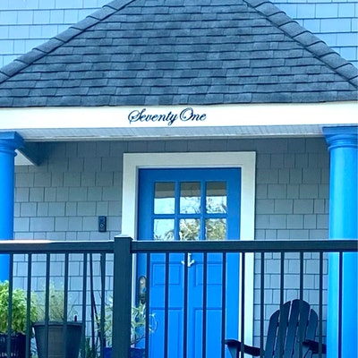 Script Address Sign Metal,script House Numbers,custom House Numbers ...