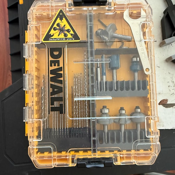 Improved Design: Pair of Bit Holders for the Dewalt Tough Case - Etsy