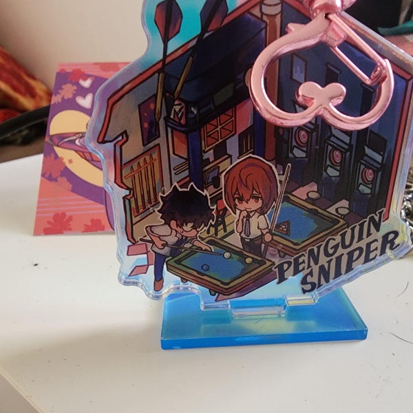 P5 Isometric Akechi & Joker Hangouts Acrylic Keychain Standees - Etsy