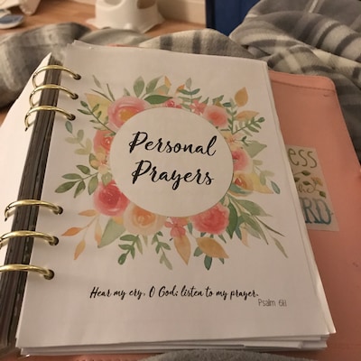 Printable Prayer Journal/ Faith Planner/ Bible Study Printables/ Bible ...