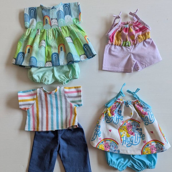 12 Inch Doll Clothes Patterns, Set of 12 PDF Doll Clothing Patterns for ...