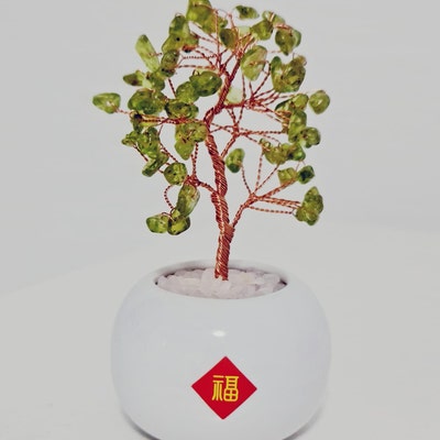 Multi Crystal Tree,gemstone Wire Sculpture Tree of Life,citrine Tree ...