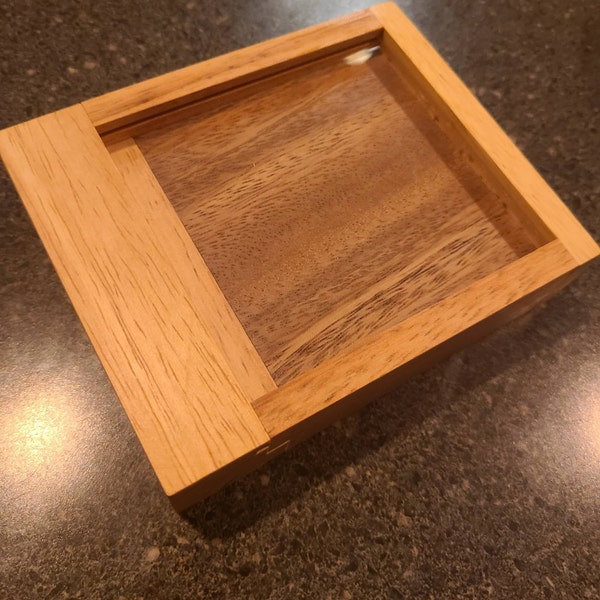 Money Puzzle Box ~ Wooden Brain Teaser ~ Gift Card Puzzle Box for ...