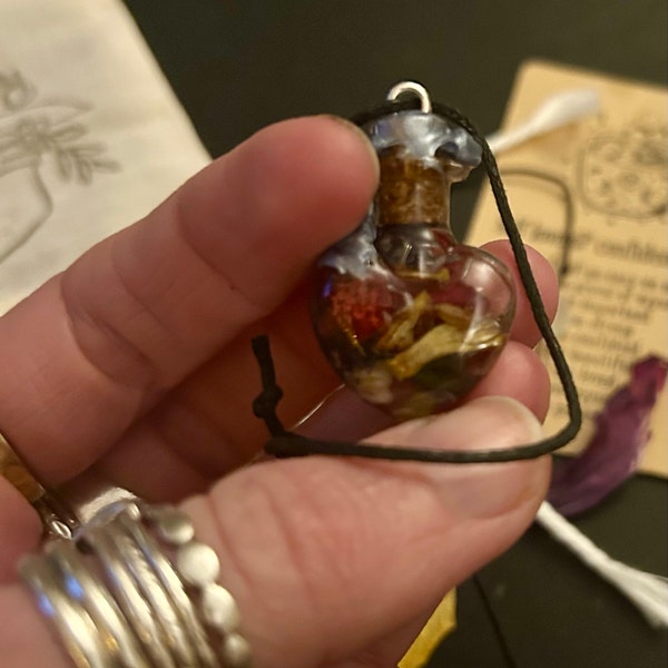 Sirens Call | Hypnotic Mermaid | Spell Jar Necklace | Luck | Love ...