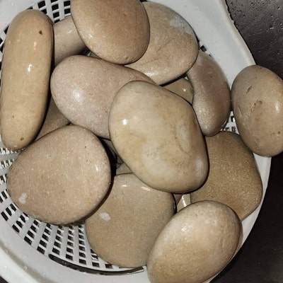 Sugar Stones Natural Ocean Tumbled Light Stones for Kindness Rock ...