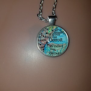 Scotland Map Pendant Map Necklace Map Scotland Jewelry - Etsy