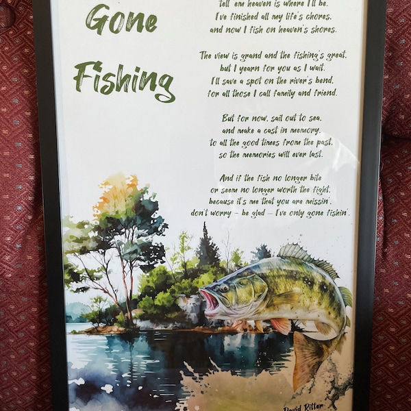 Gone Hunting Memorial Poem: Hunter Tribute Art (digital Download) - Etsy