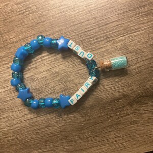 2D DNA Rainbow Kandi Cuff Bracelet in Black or White. Perfect for Any ...