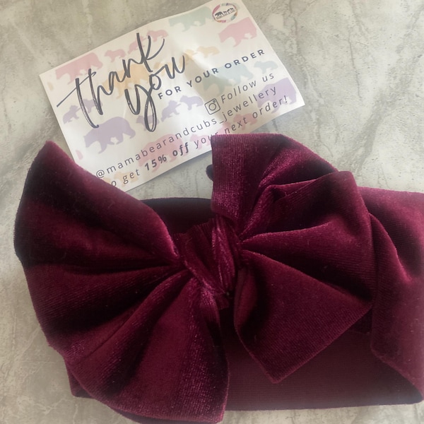 Mom & Baby Matching Headband Mom and Baby Matching Bows Hairband Mummy ...