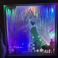 Tangled Rapunzel Shadow Box - Etsy UK