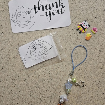 Studio Ghibli Ponyo Phone Charm, Perfect as a Gift, Accessories ...