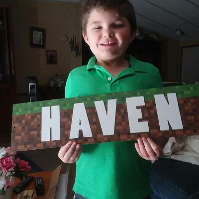 Minecraft Inspired Sign Minecraft Sign Minecraft Decor Minecraft Party ...