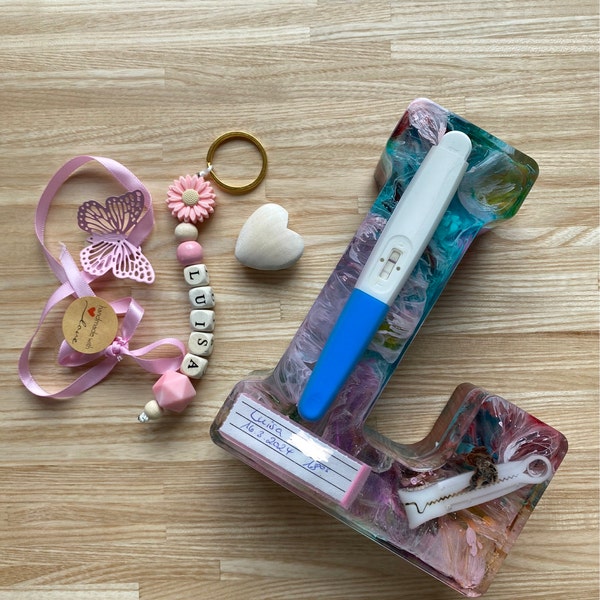 Handmade Baby Birth Keepsake Resin | Customizable Souvenir With ...