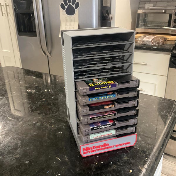 Nintendo NES Cartridge Tower (10 Cartridges) Display Stand Holder - Etsy