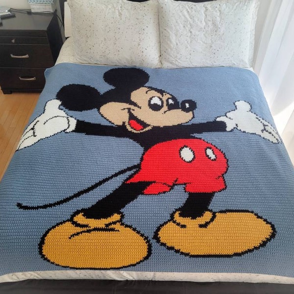 Cute Bear Crochet Graphghan Pattern - Etsy