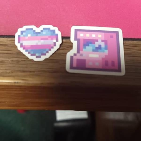 Noelle Deltarune Stickers 2 Versions 2-inch Pixel Art Die-cut Matte ...