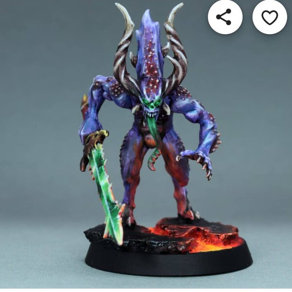 Painted Dnd Palantir Miniature, Paint Mythal Miniature, Paint D&D ...