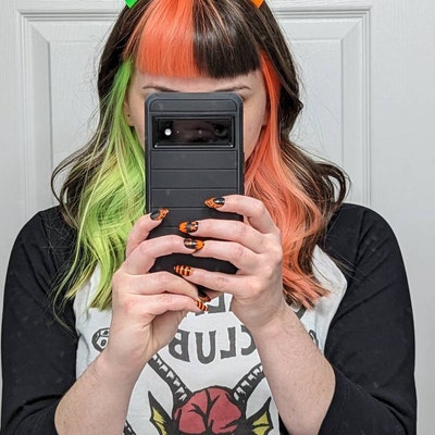 UV Reactive Demon Horns Small Cute Gothic Devil Halloween Spooky ...