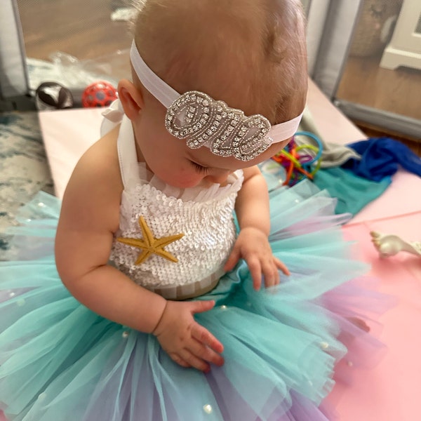 First Birthday Headband, First Birthday Outfit, 1st Birthday Headband ...