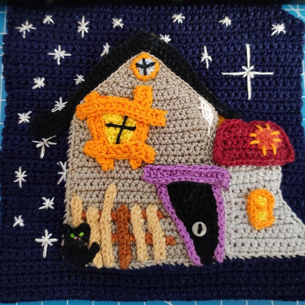 Crochet Pattern - Haunted House by Vendulkam - Halloween - Autumn ...