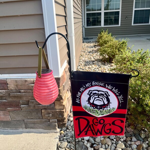 Georgia Bulldog Garden Flag,georgia Football Flag,dawgs Flag,uga,double ...