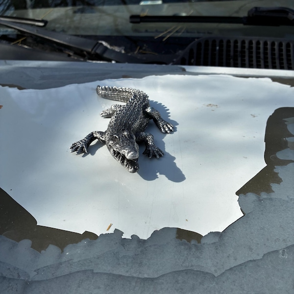 Alligator Crocodile Africa Rare Car Hood Ornament - Etsy