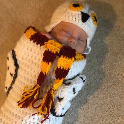 Hedwig Harry Potter Owl Gryffindor Inspired Infant Newborn - Etsy
