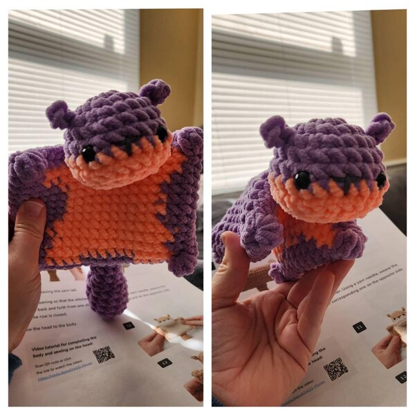 Flying Squirrel Amigurumi Crochet Pattern (digital PDF) - Etsy