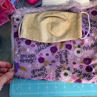 Swear Words Fabric Cute Not so Sweary Toss Purple by Cynthiafrenette ...