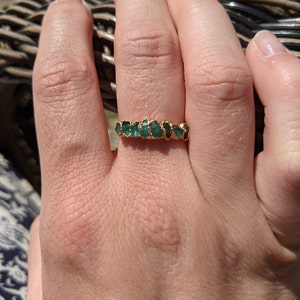 Diamond Splinter Ring / Salt and Pepper Diamond Ring / Raw - Etsy